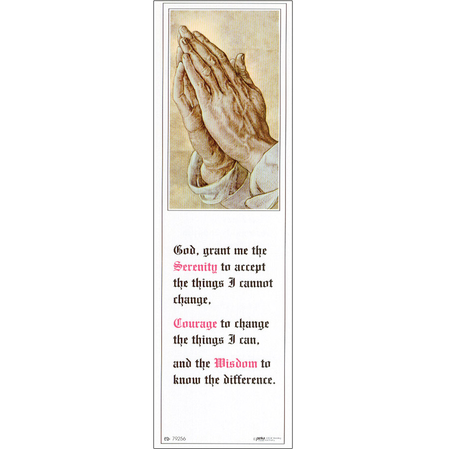 Serenity Prayer Bookmark | Gannon's Prayer Card Co.
