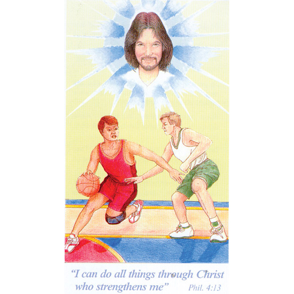 Sports Creed Basketball (male) Prayer Card | Gannon's Prayer Card Co.