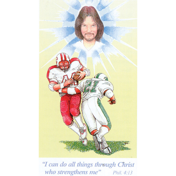 Sports Creed Football Prayer Card | Gannon's Prayer Card Co.